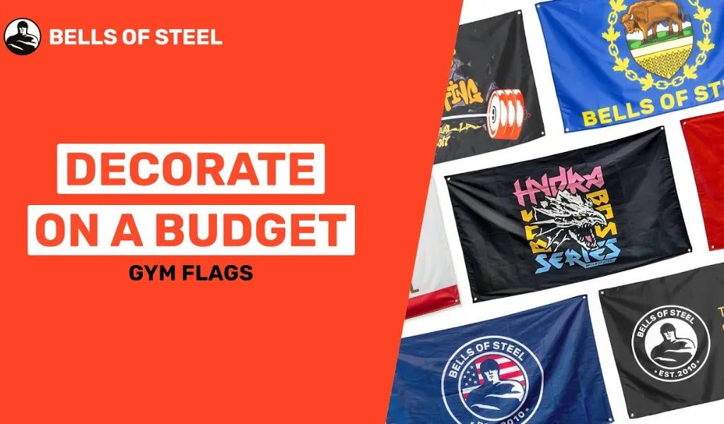 Decorate Your Home Gym on a Budget with BoS Gym Flags – Bells of Steel USA