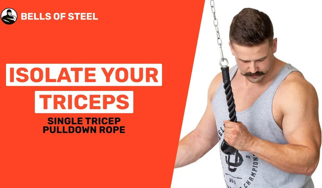 Maximize Your Tricep Gains with the Single Tricep Pulldown Rope – Bells ...