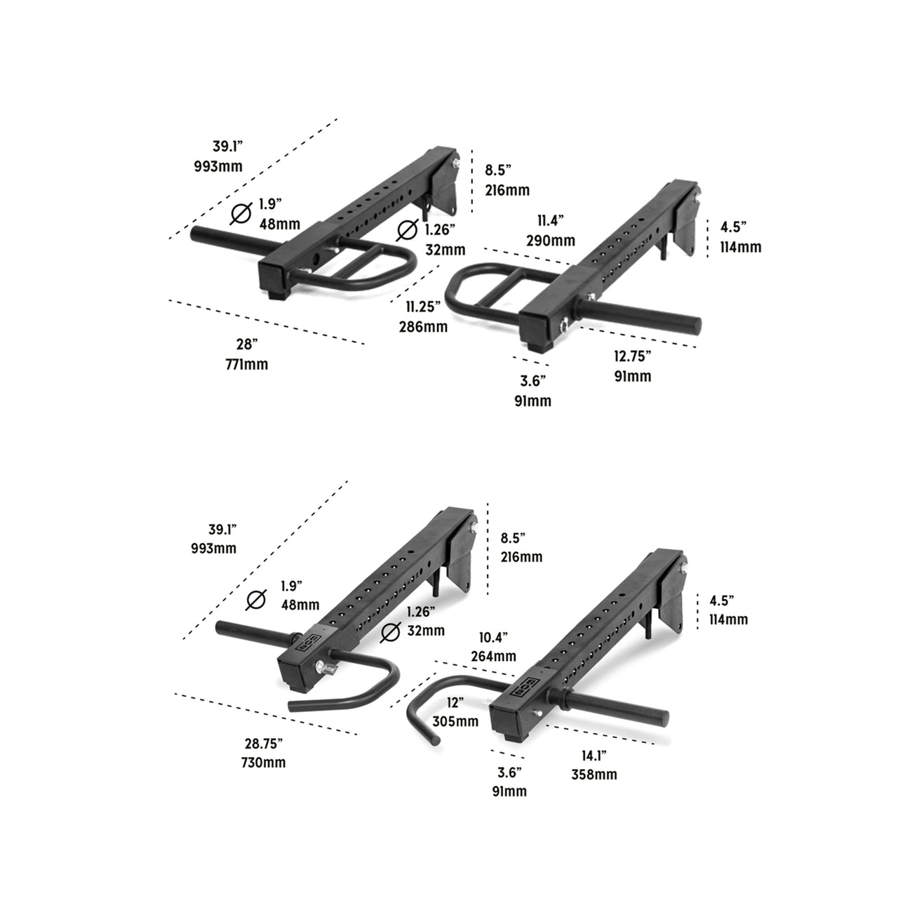 Lever Arms & Handles - Bells of Steel USA