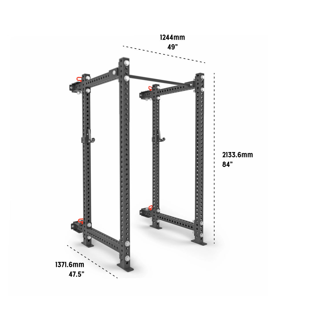 Manticore Folding Power Rack (3" x 3", 1" Holes) - Bells of Steel USA