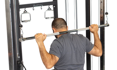 Double Hook Straight Bar Cable Attachment - Bells of Steel USA