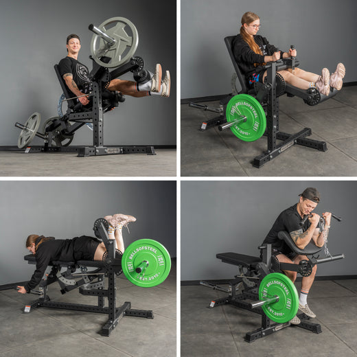 Legacy Leg Extension / Hamstring Curl Machine - Plate Loaded - Bells of ...